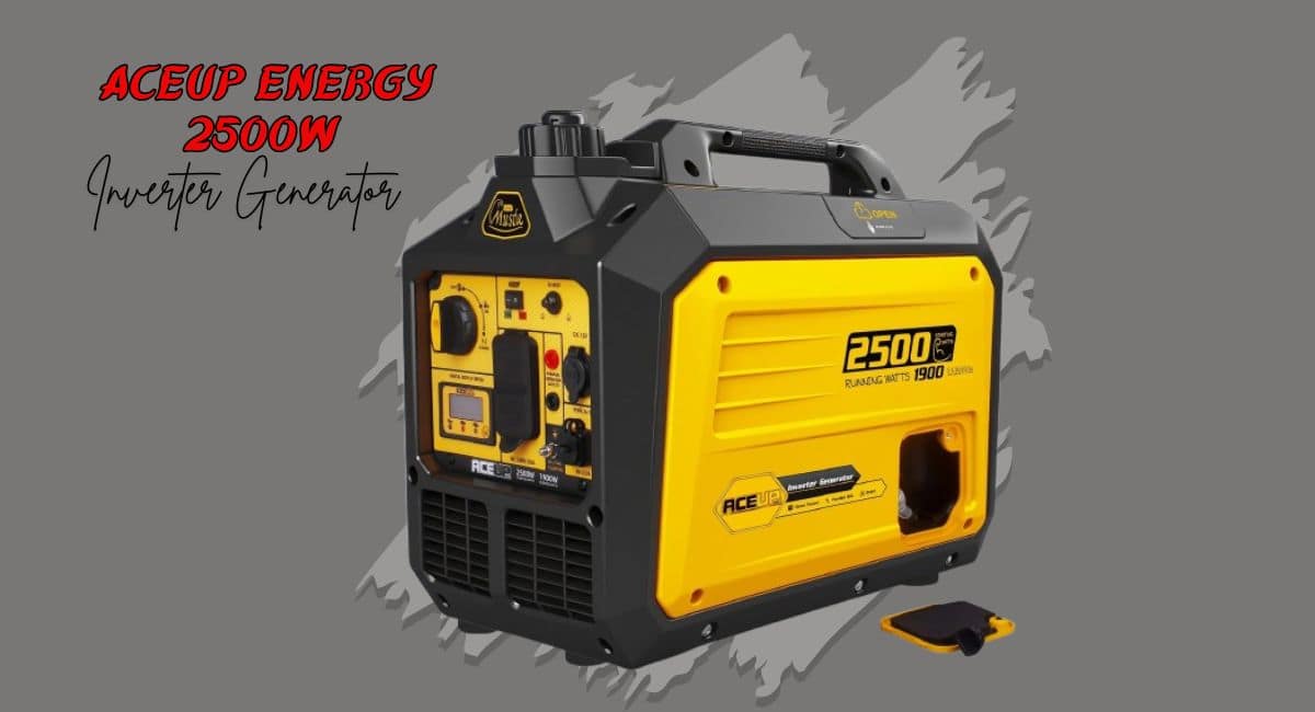 Aceup Energy 2500W Inverter Generator Review + Lite Weight